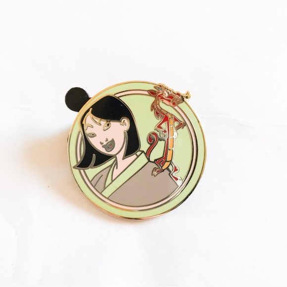 Disney | Accessories | Disney Friends Mulan And Mushu Pin | Poshmark